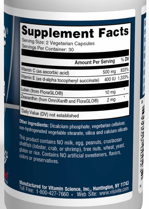 AREDS2 Ingredients